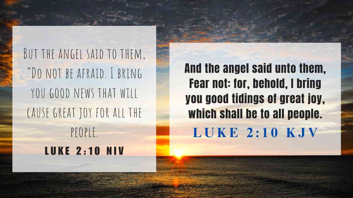 What Does Luke 2 10 Mean 